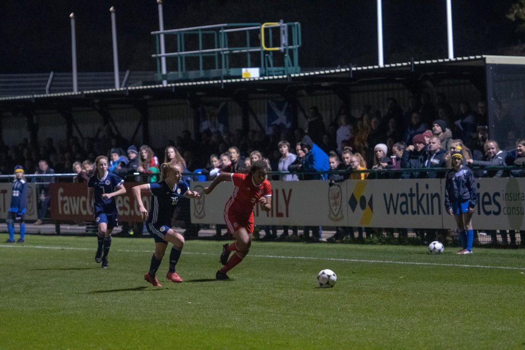 Wales U-15s record win and draw in double-header with Scotland - SheKicks