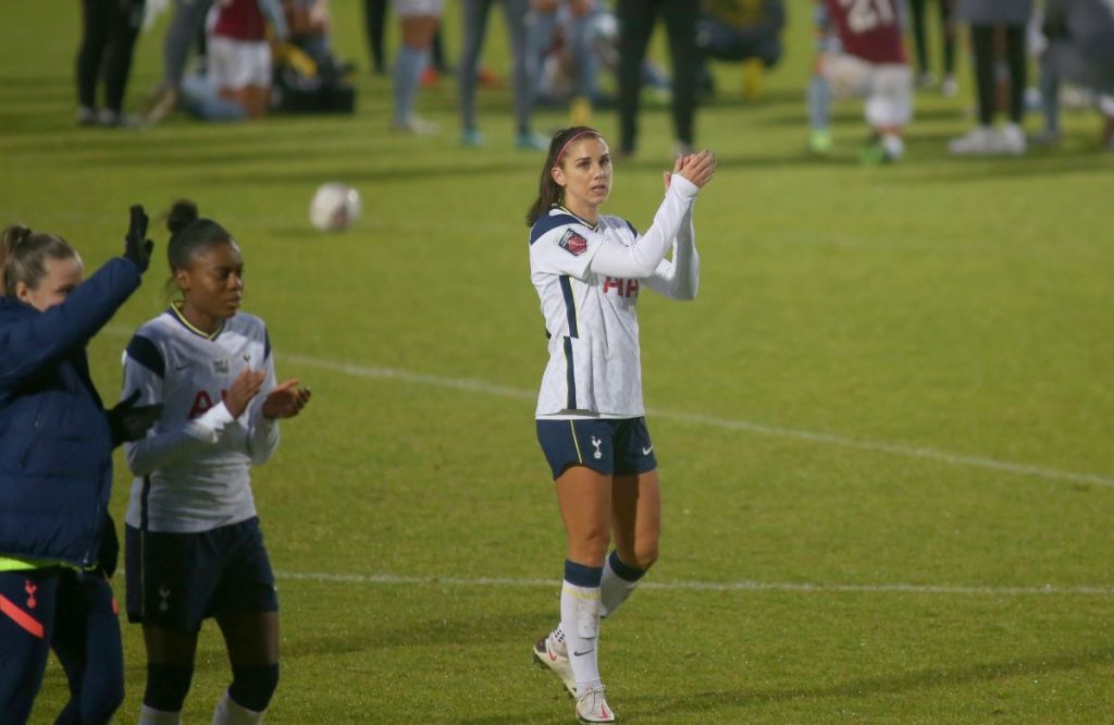 Alex Morgan returning to the US after spell with Spurs Women - SheKicks