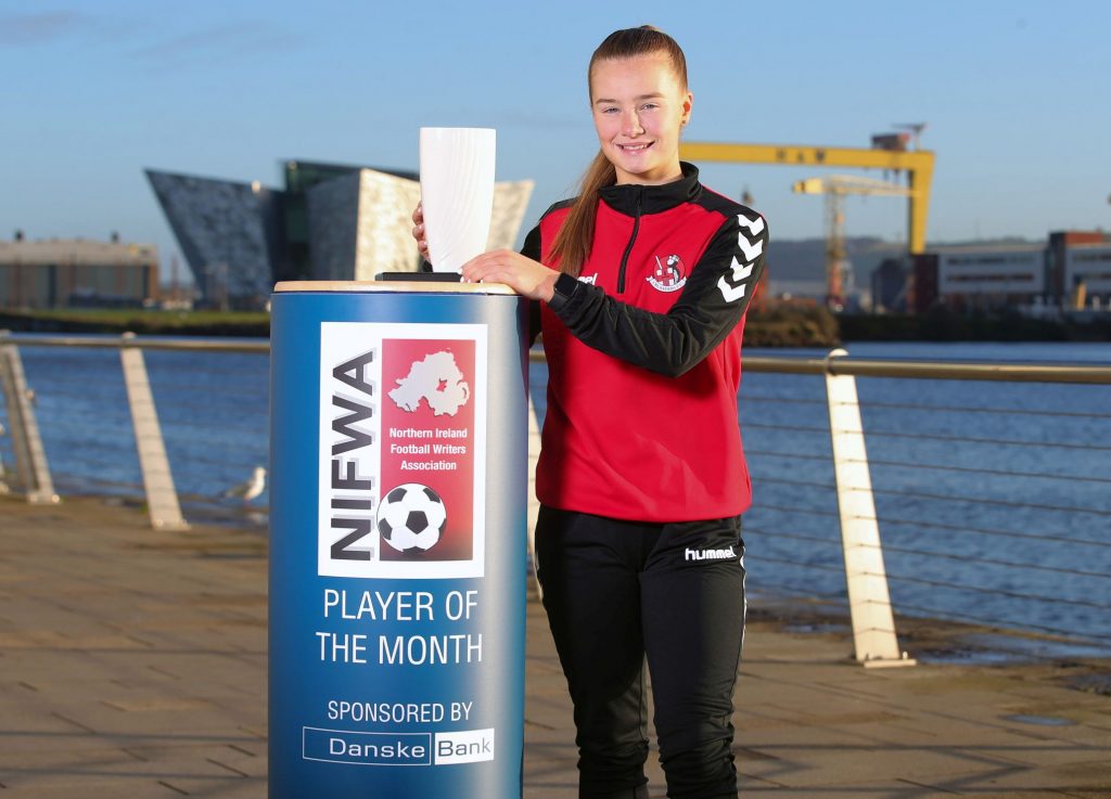 #DanskeWomensPrem: Crusaders' teenage striker is Player of the Month ...