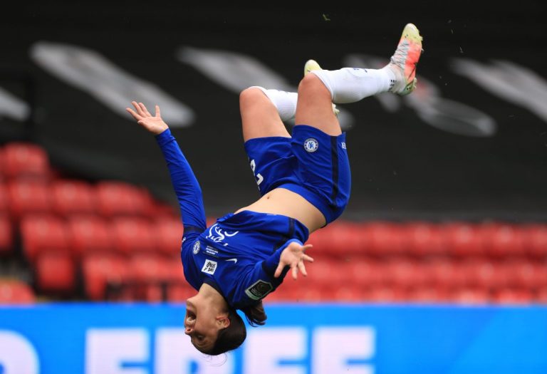 #ContiCup: Sam Kerr nets hat-trick as Chelsea Women hit six in final ...