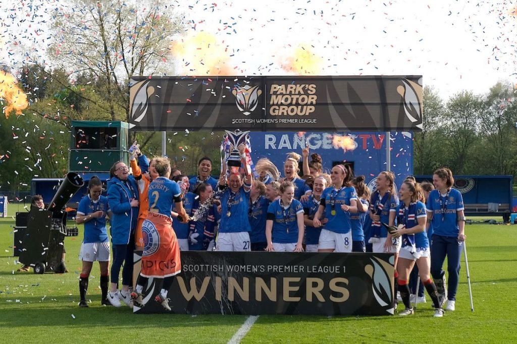 Park's SWPL: Rangers Women champions for first time - SheKicks