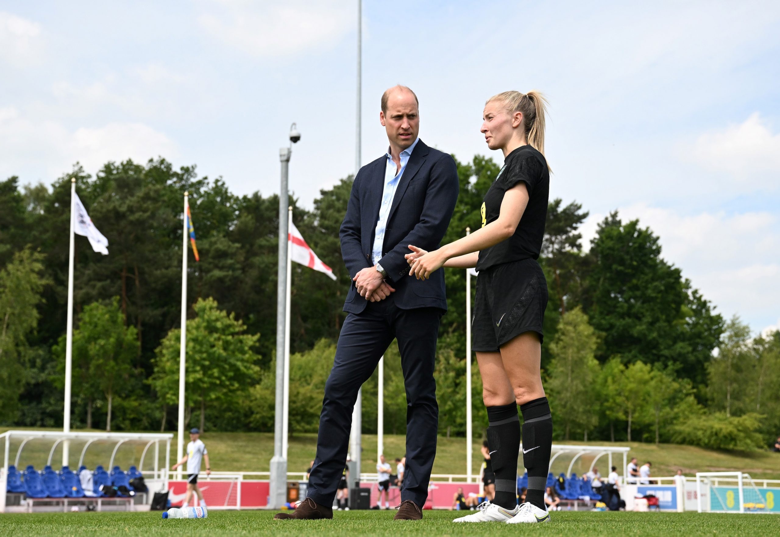 What was the chat when Lionesses captain Leah Williamson met Prince ...