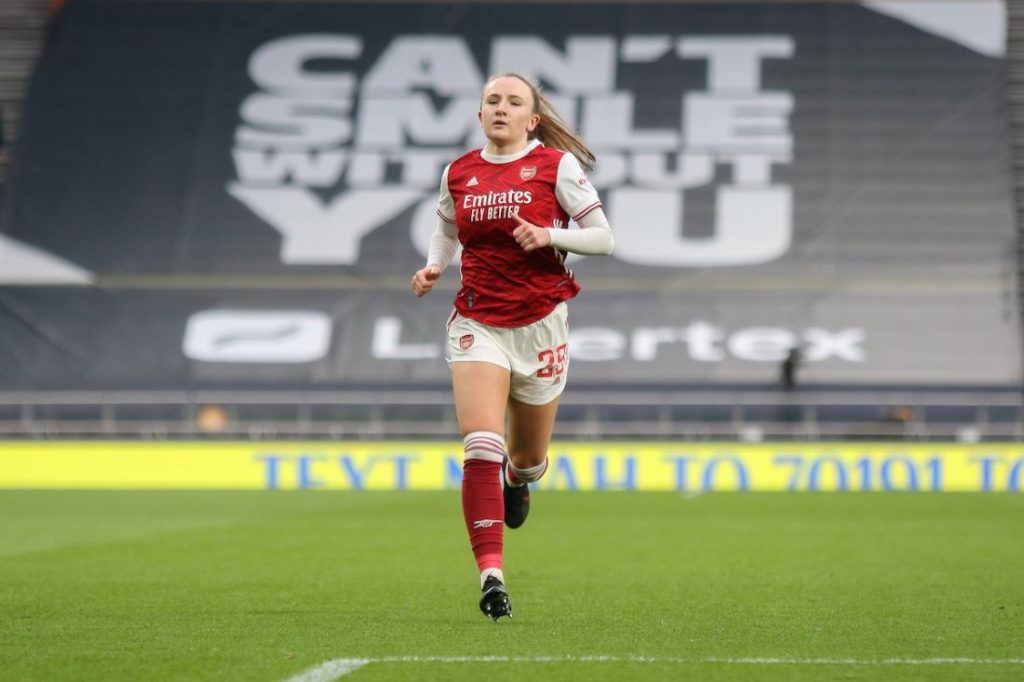 Arsenal Women's Teyah Goldie signs her first professional contract ...