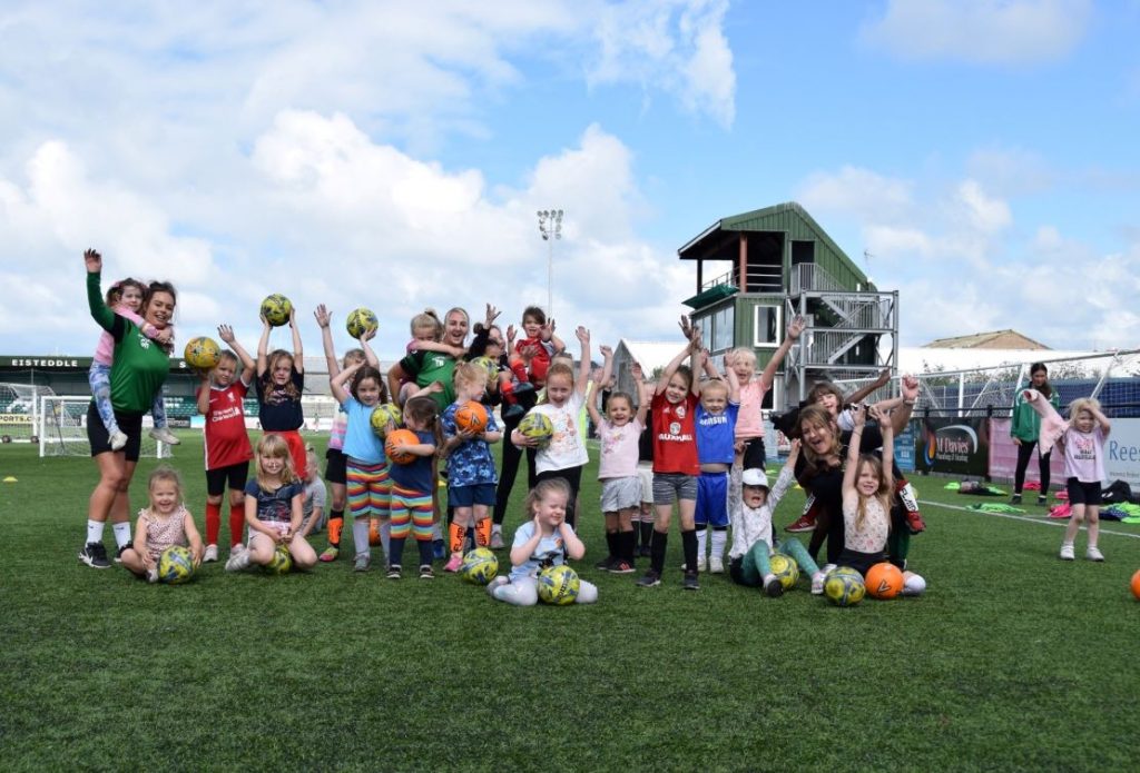 Award-winning girls' football camps back at Aber Town - SheKicks