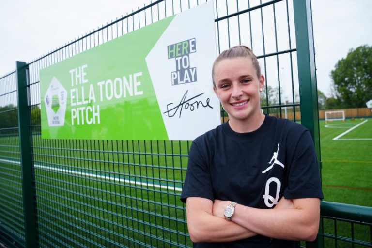 Ella Toone unveils new pitch named in her honour - SheKicks