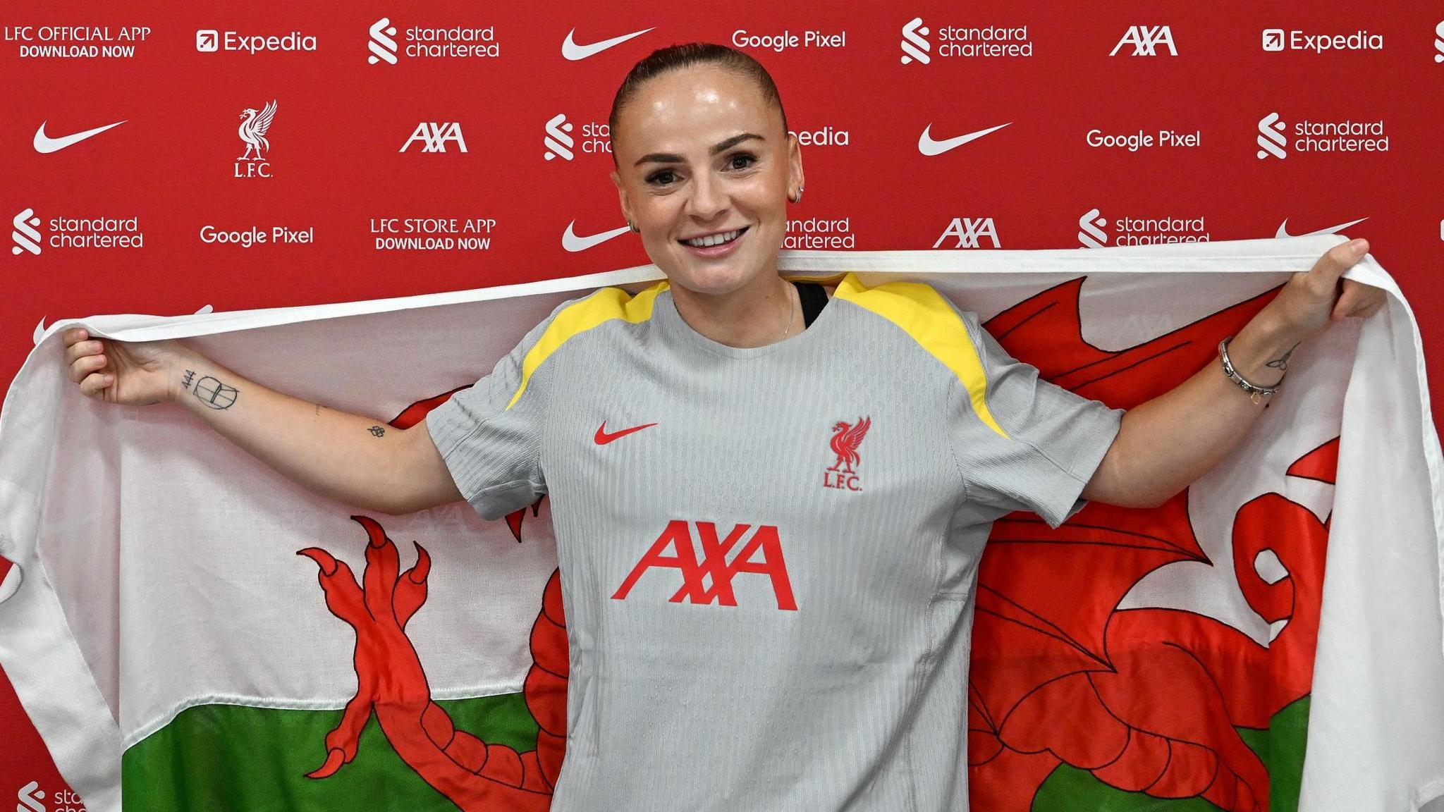 Liverpool sign Welsh international defender Lily Woodham