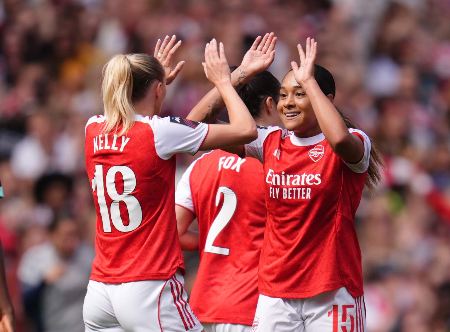 Olivia Smith wins WSL goal of the month for stunning debut strike