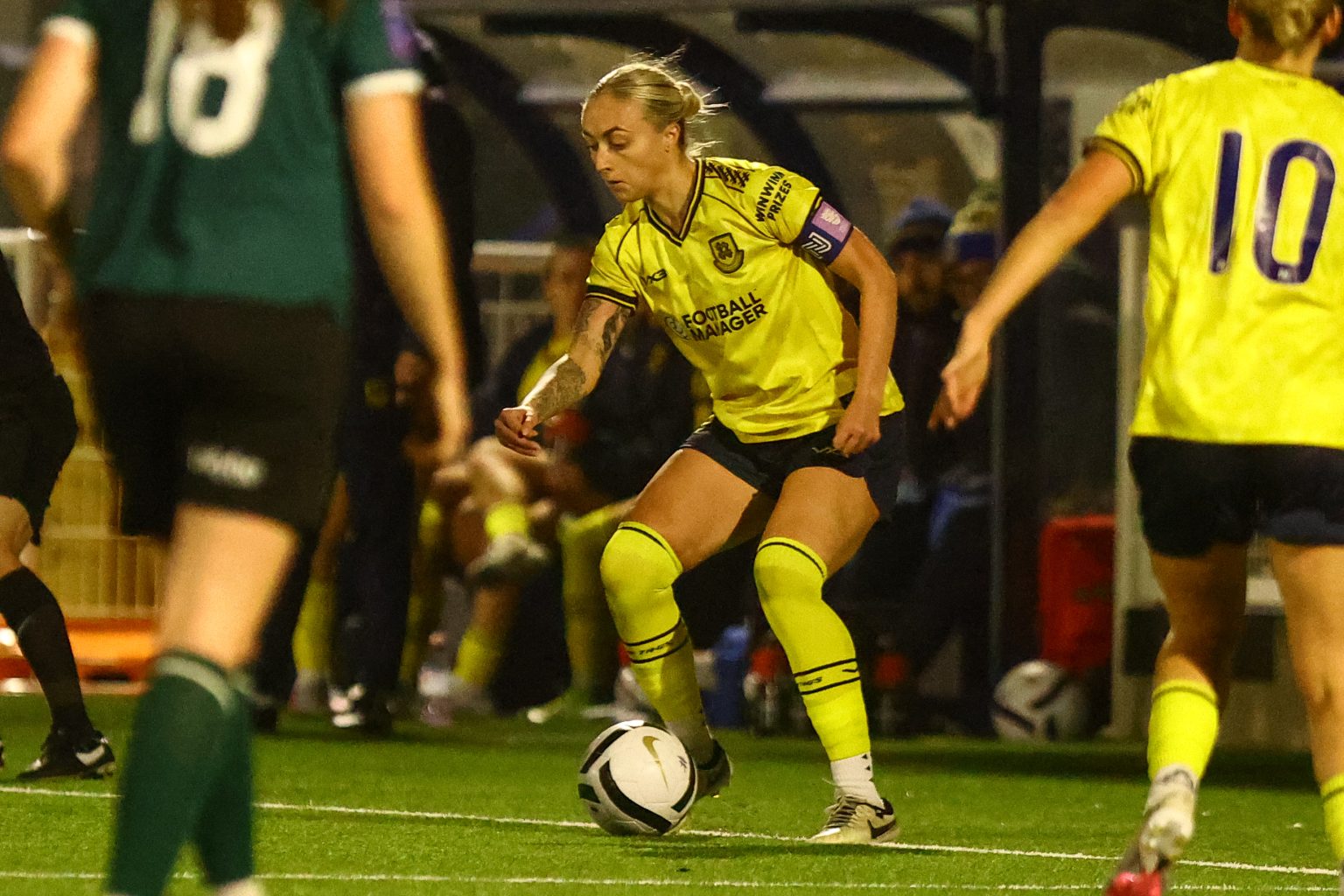 Hashtag United players Flo Jackson and Emma Samways on Bournemouth draw